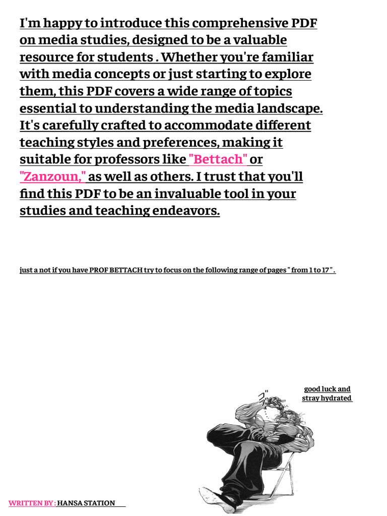 Introduction To Media Studies s4 Works For Any Prof . | PDF ...
