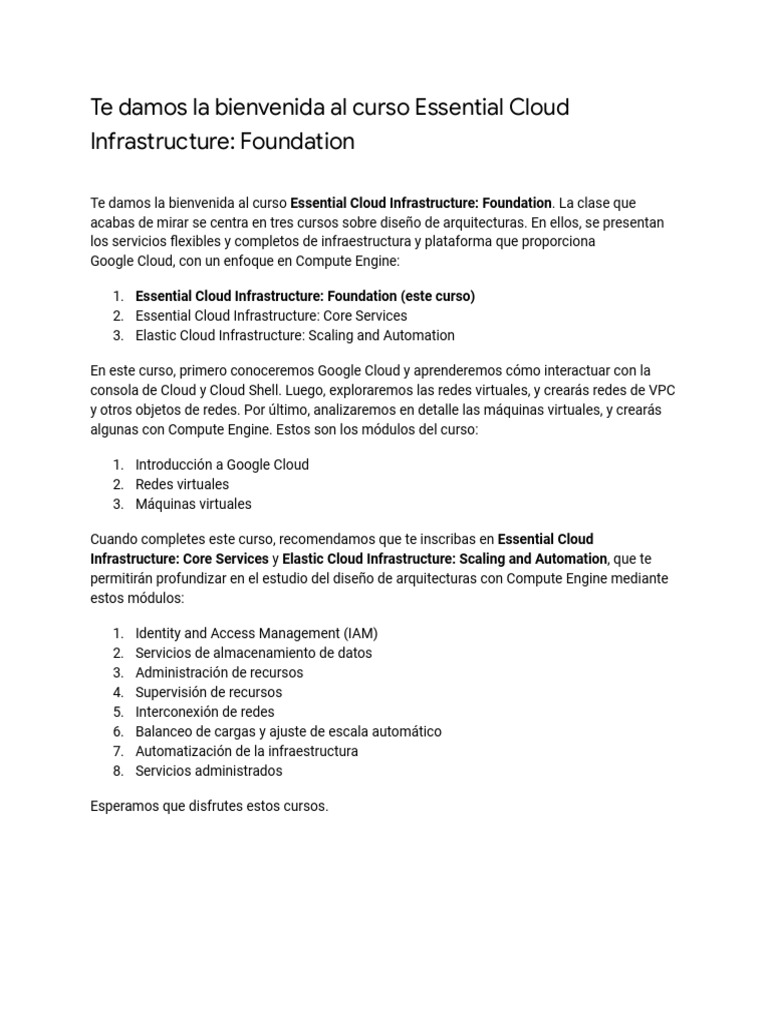 Essential Cloud | PDF