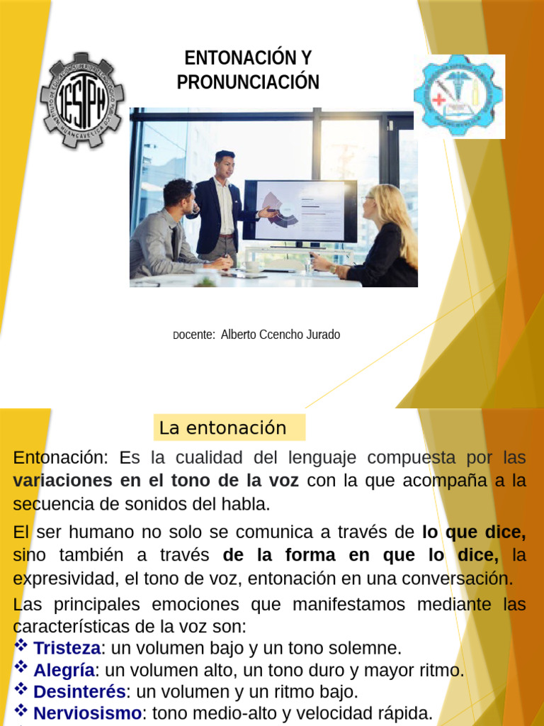 8. entonación y pronunciación | PDF | Ritmo | Fonética