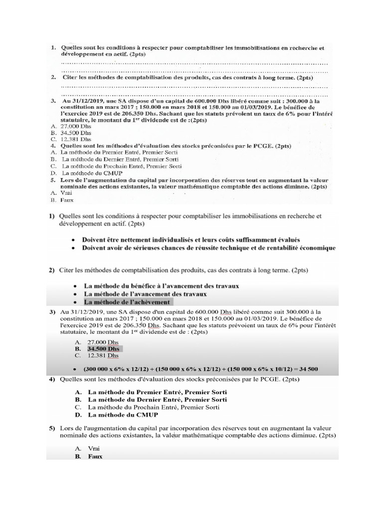 Theorie Compta App | PDF