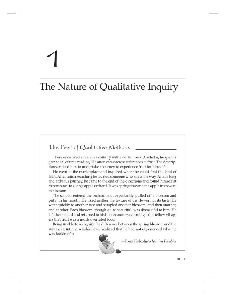 Patton Chapter 1 | PDF | Qualitative Research | Field Research