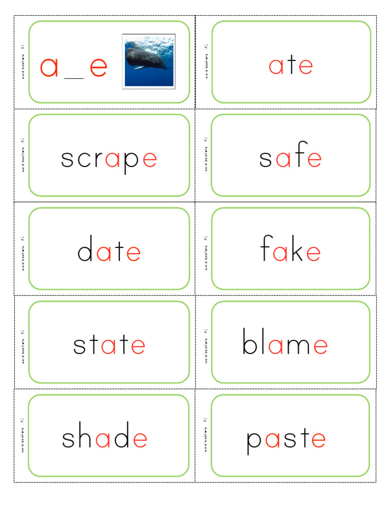 Green Reading Set A Booklets - Silent E Long Vowels | PDF