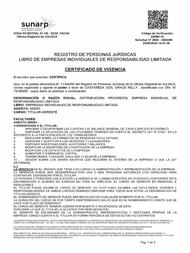 VIGENCIA PODER 05-2024 | PDF