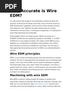 Wire EDM Calculation Methods | PDF