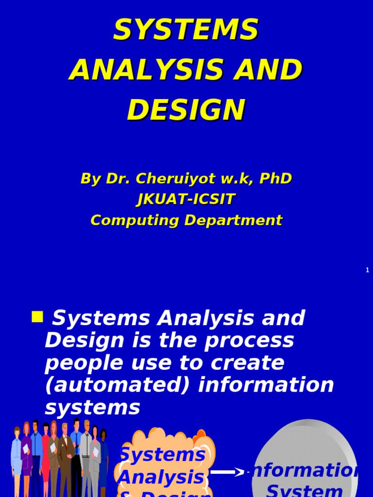 Systems Analysis and Design Overview | PDF | System | Software ...
