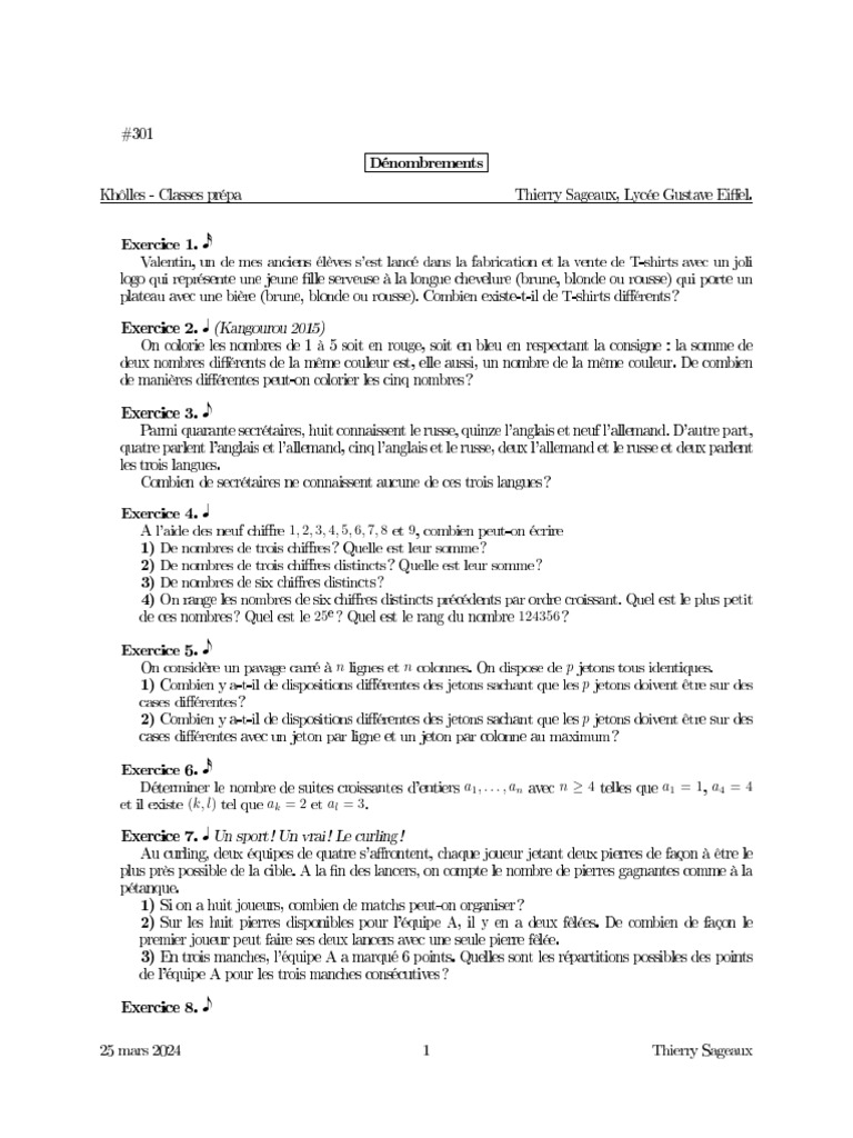 Mathematical Sequences and Combinatorics | PDF