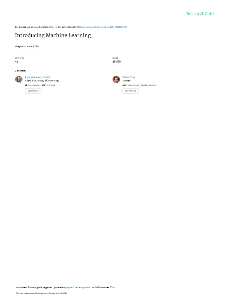 Introducing_machine_learning | PDF | Support Vector Machine | Machine Learning