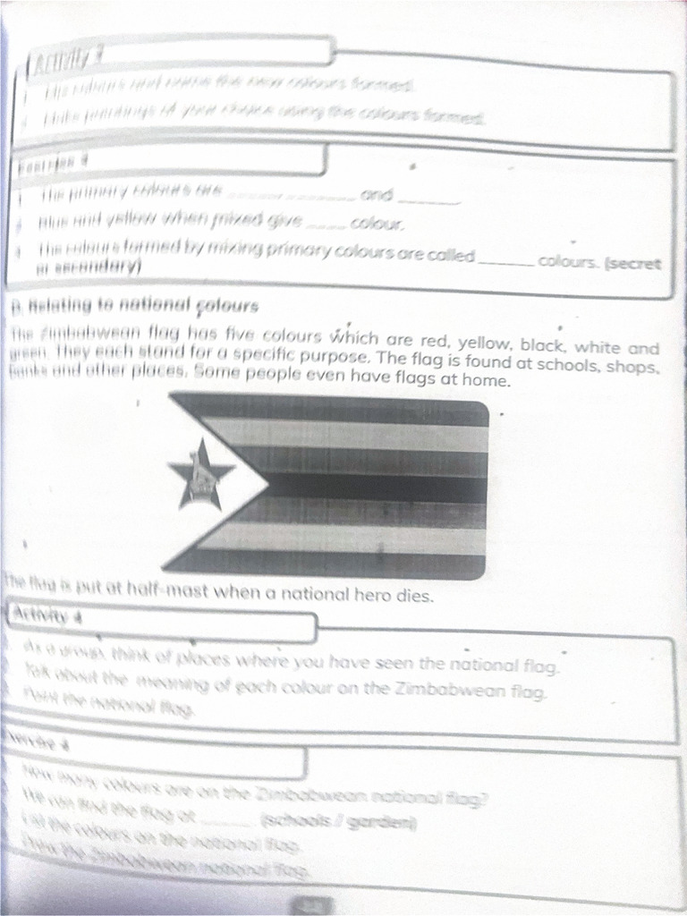 Each Colour On The Zimbabwean Flag. | PDF