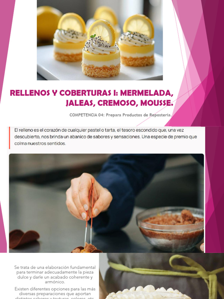 Rellenos y Coberturas I | PDF | Pasteles | Confitería