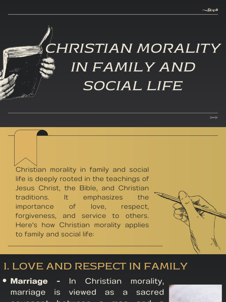 Christian Morality in Family Life | PDF | Christian Ethics | Love