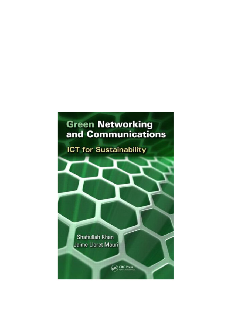 Green Networking and Communications ICT for Sustainability 1st Edition Shafiullah Khan download ...