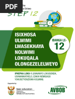 AVBOB STEP 12 IsiZulu Paper #1 Digital | PDF | Teachers | Curriculum