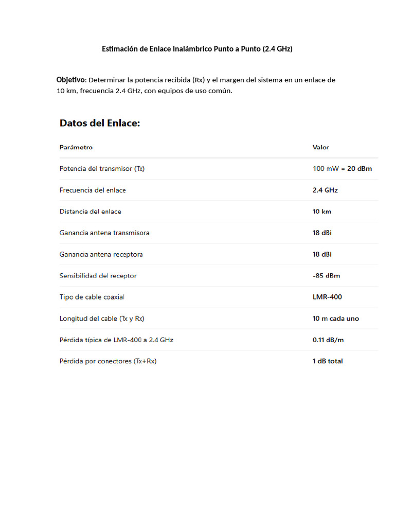 Ejemplo de Estimacion de Enlace - Richard Pardo | PDF