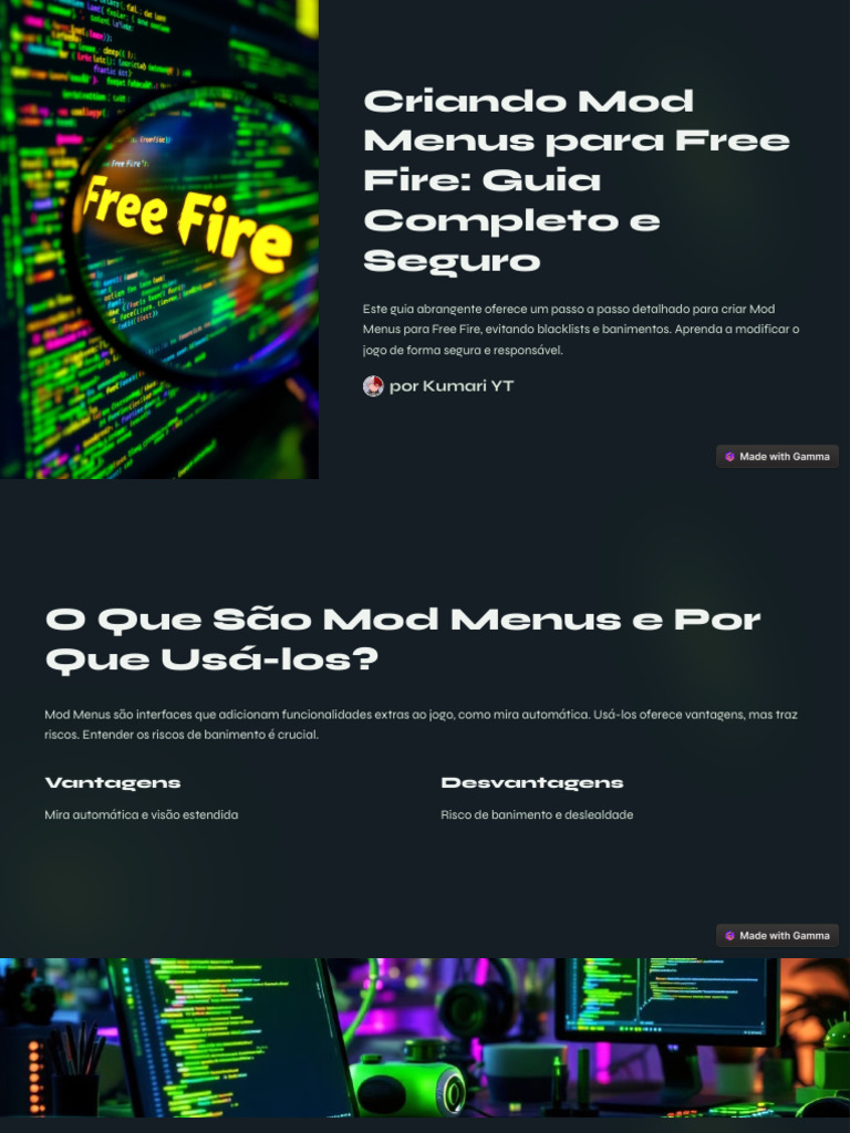 Criando Mod Menus para Free Fire Guia Completo e Seguro | PDF | Android ...