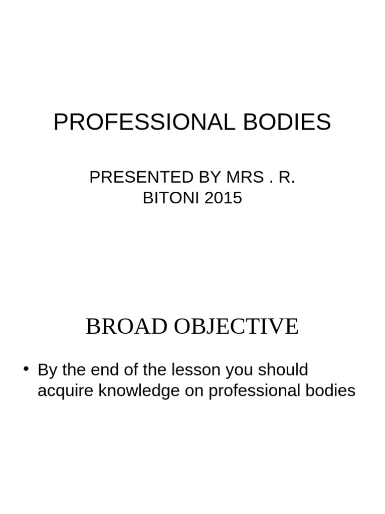 Understanding Professional Bodies in Nursing | PDF | Midwife | Midwifery