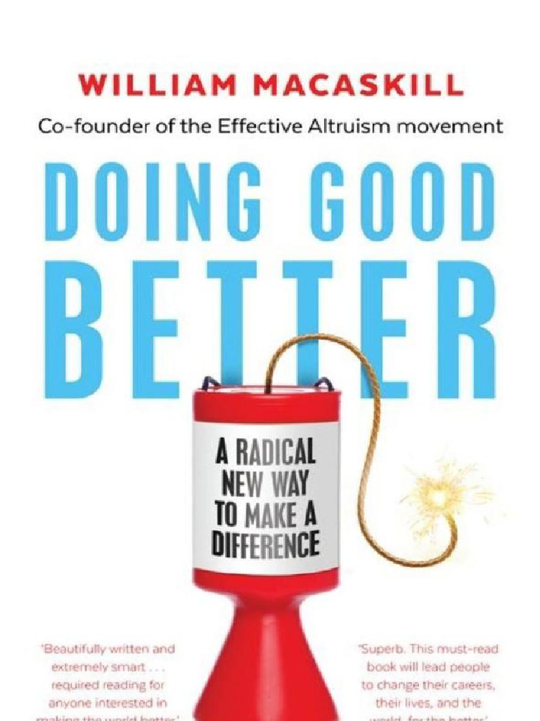 Doing Good Better | PDF
