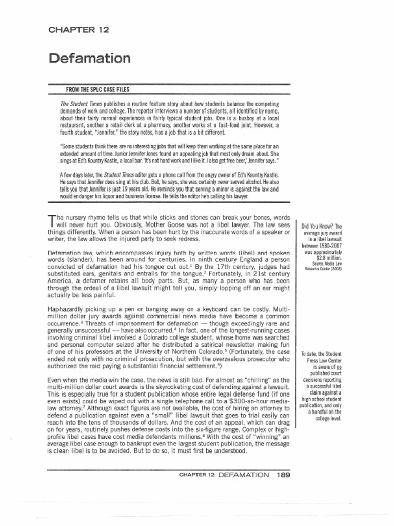 Edric Pipe (LN 10) - Chapter 12 Defamation | PDF