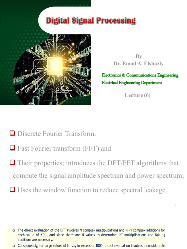Lecture 6- DSP | PDF