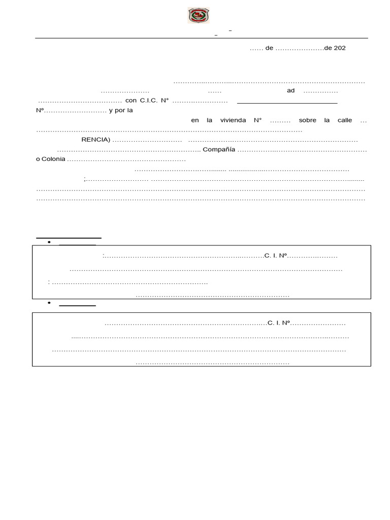 Solicitud de Certificado de Vida y Residencia | PDF | Autenticación ...