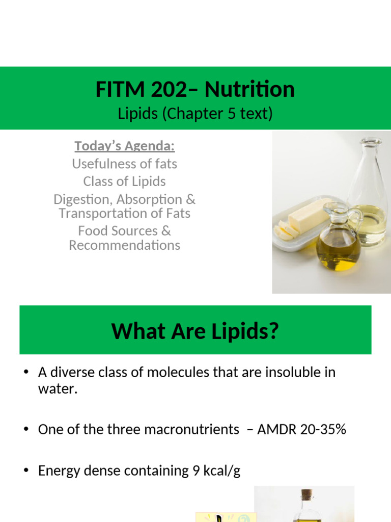 Lipids Student | PDF | Fat | Fatty Acid