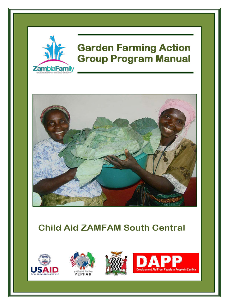 ZAMFAM-Garden-Farming-Action-Program-Manual | PDF | Staple Foods | Foods