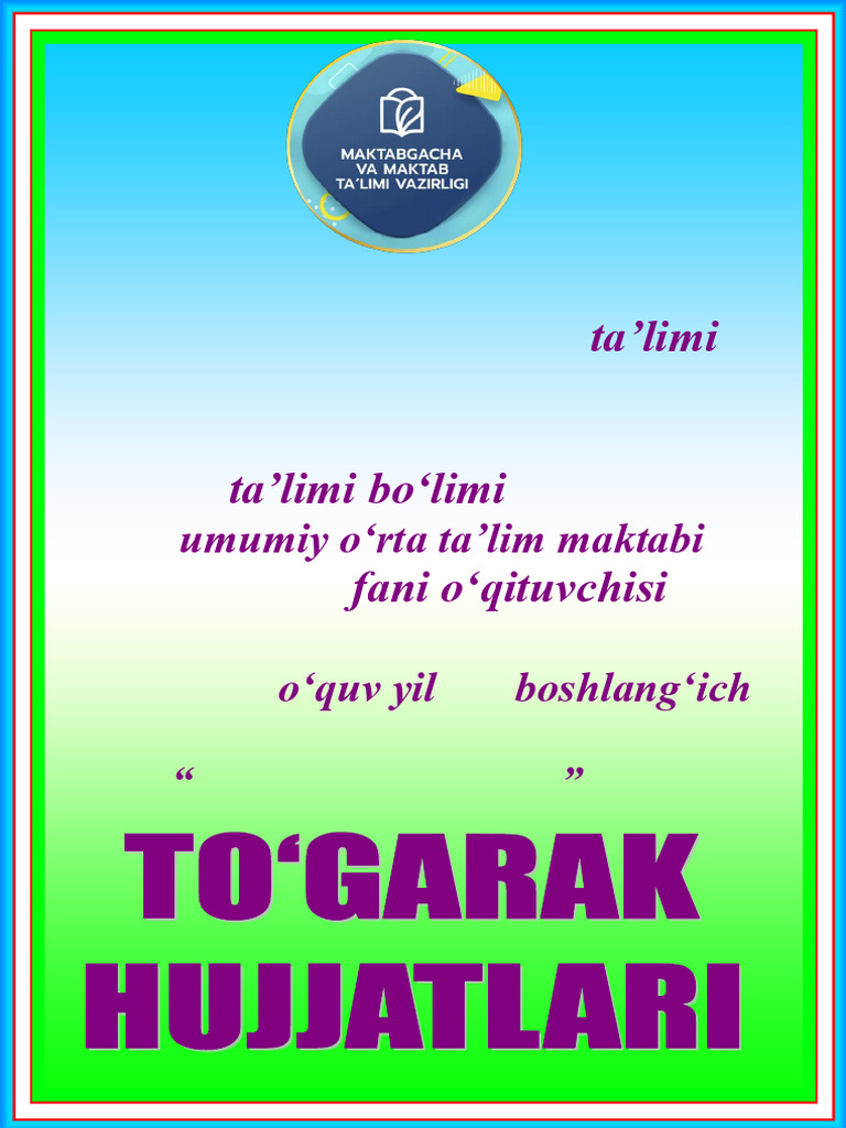 Ingliz Tili Boshlang'ich 68 Soat To'garak | PDF | Linguistics