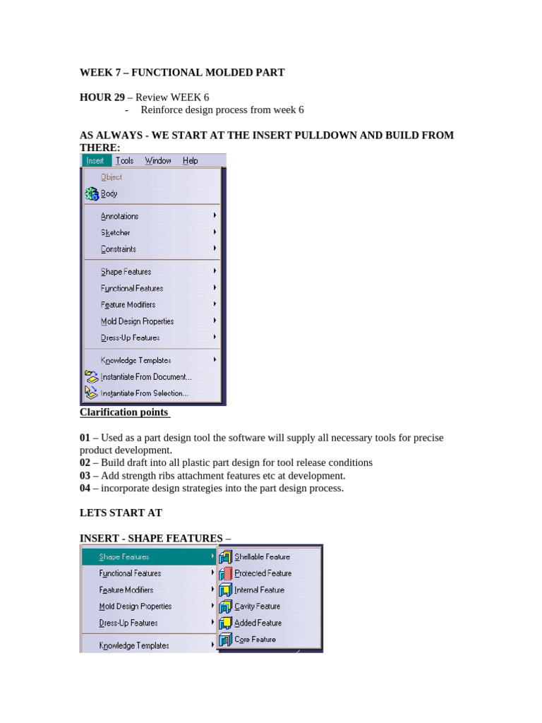 Functional Molded Part Design Guide | PDF