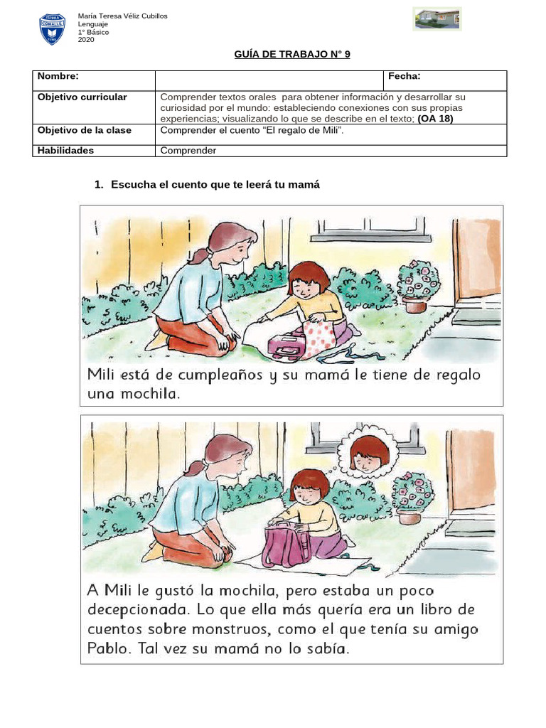 Comprensión El Regalo de Mili | PDF