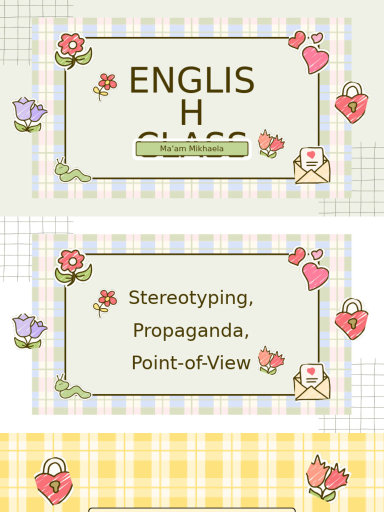 Stereotyping and Propaganda Review Guide | PDF