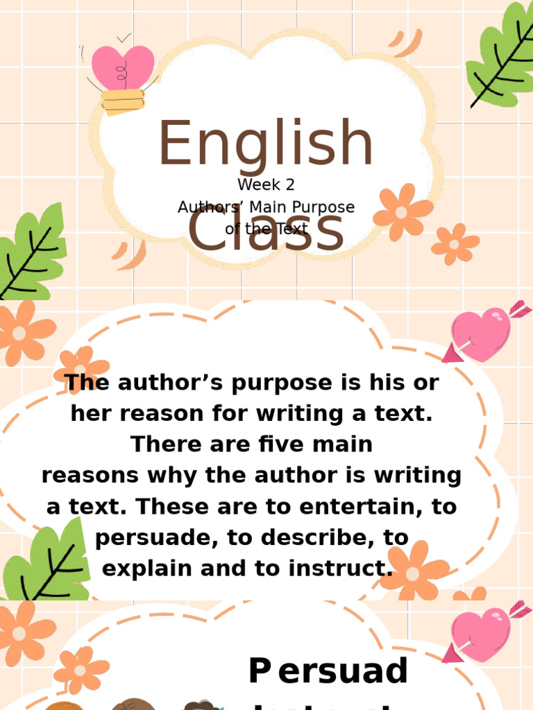 q2 w2 Purpose of The Text | PDF