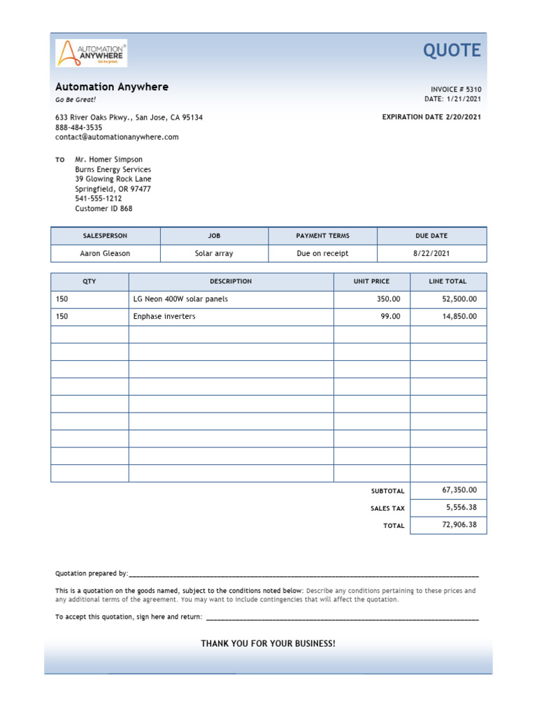Sample Invoice 2 | PDF
