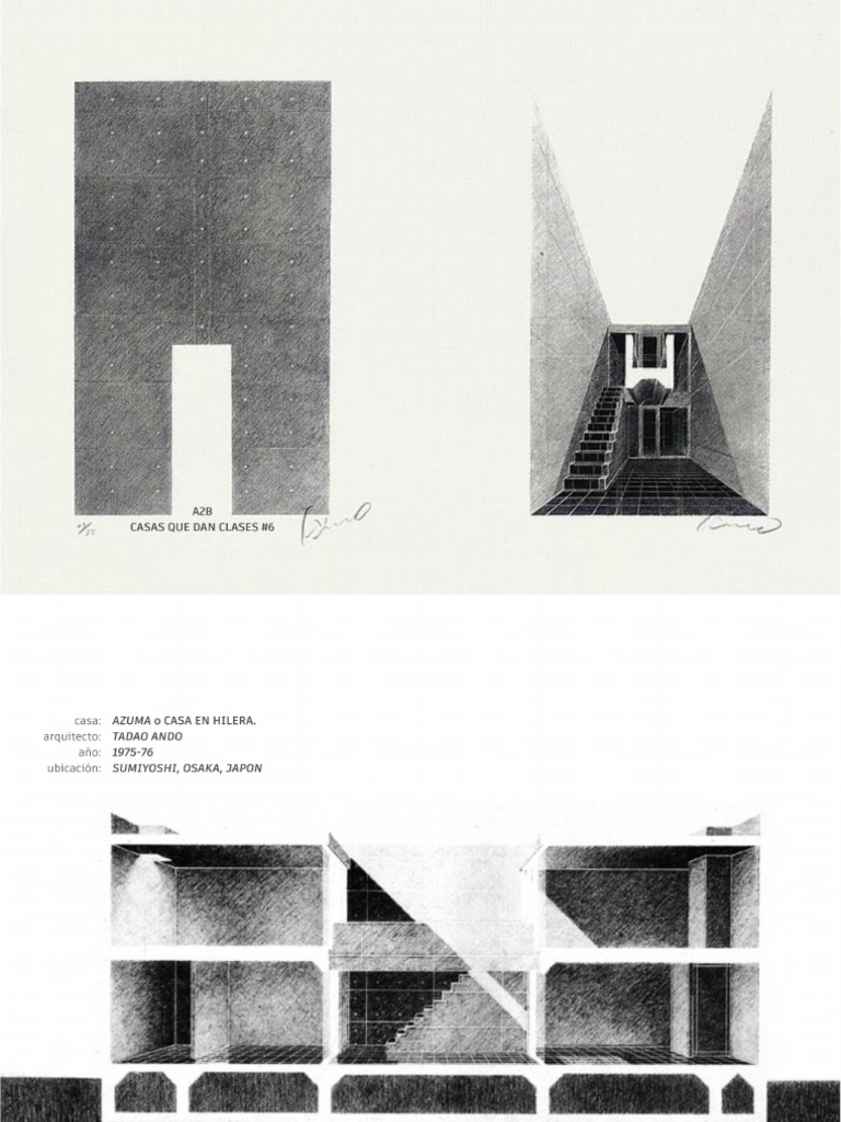 A2B 2022 Casas Que Dan Clases Casa Azuma Tadao Ando 1 | PDF
