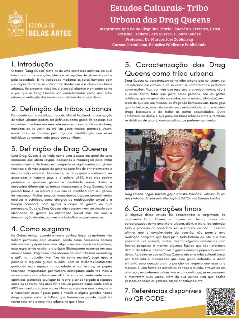 Cópia de Tribo Urbana - Drag Queens.pdf | PDF | Gênero | Estudos de Gênero