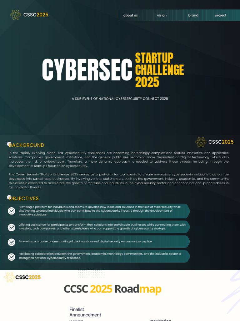 (Final Public) CyberSEC Startup Challenge 2025 v.3 | PDF | Startup Company | Small Business ...