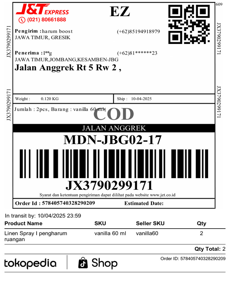 vanilla beli 2 (1 resi) | PDF