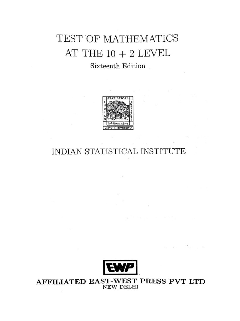Test of Mathematics at the 10 2 Level | PDF