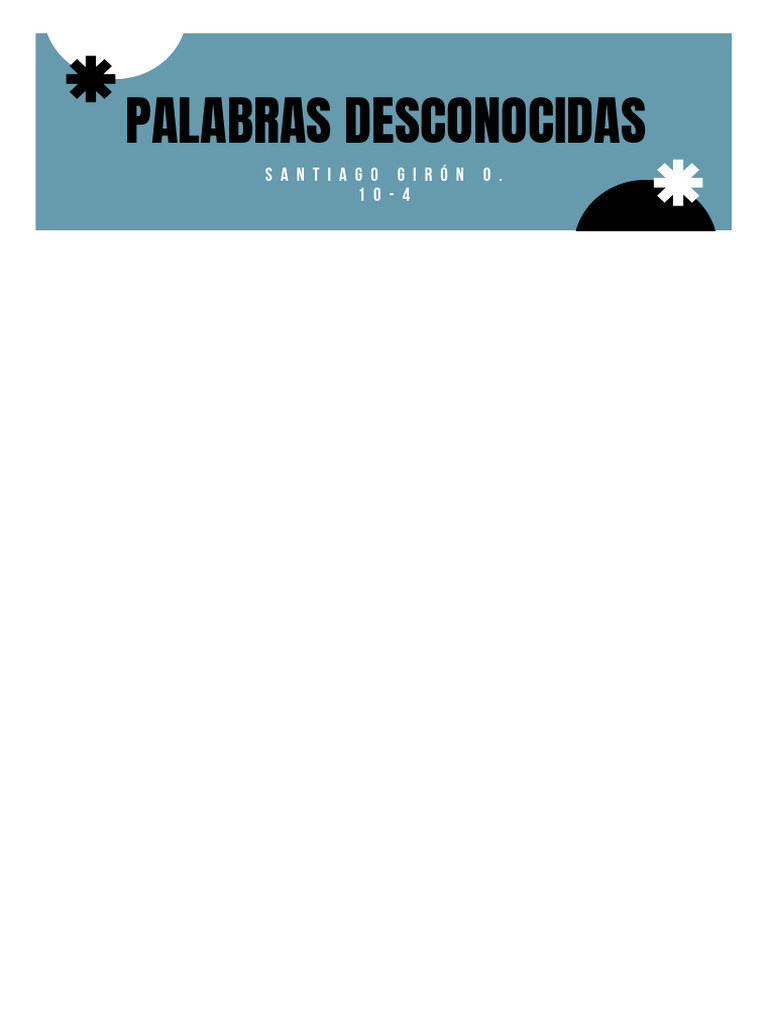 Palabras Desconocidas Filosofía - 20250402 - 213137 - 0000 | PDF