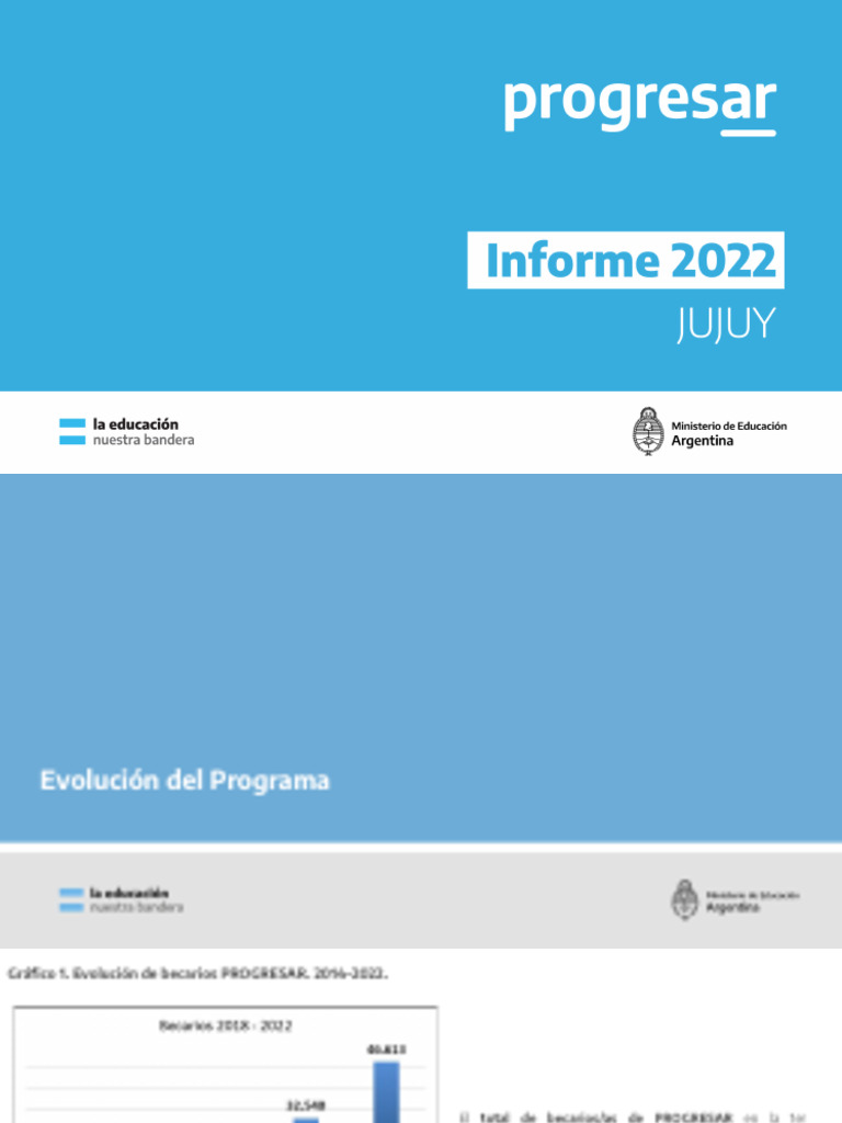 Informe PROGRESAR - Jujuy | PDF