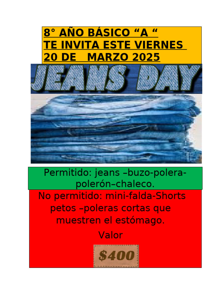 Jeans Day | PDF