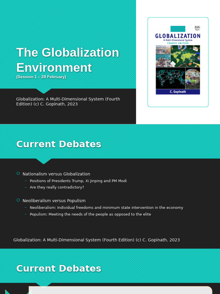 Session 1 | PDF | Globalization | Economies