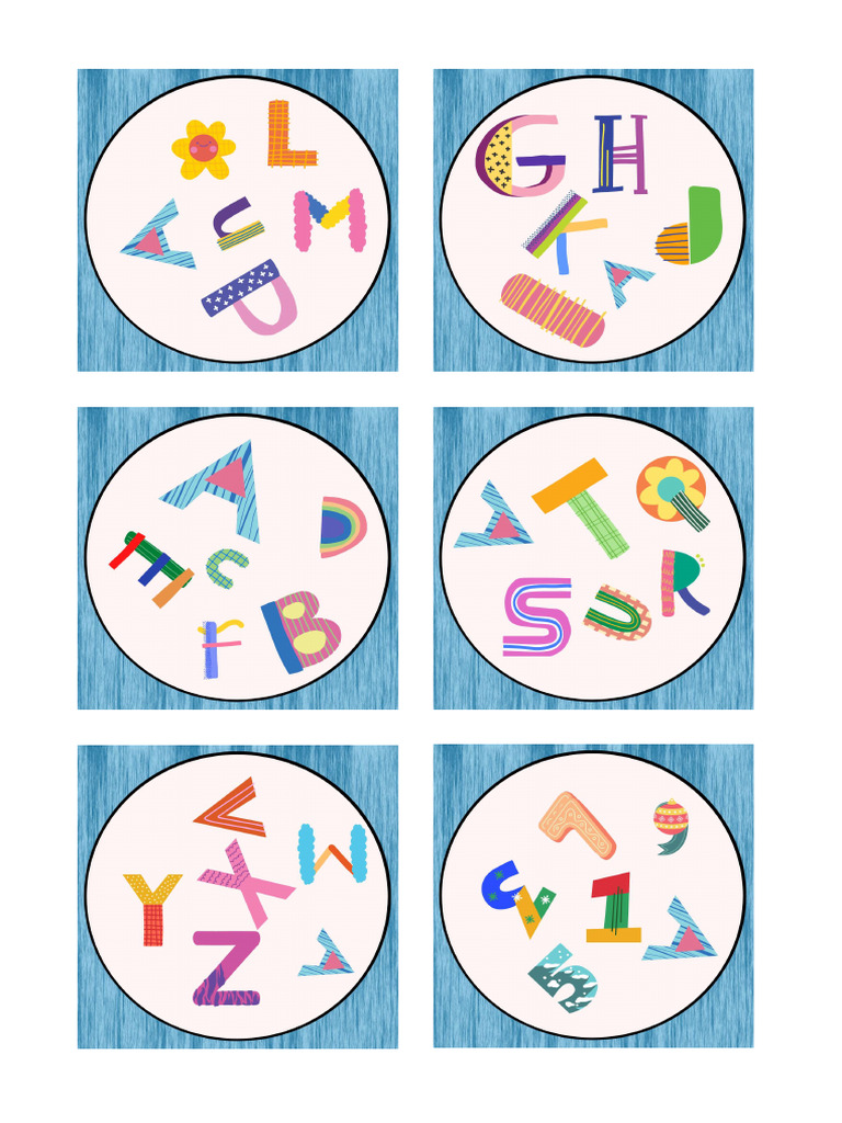 Dobble 31 Cartas Com Letras e Numeros - 241020 - 004637 | PDF