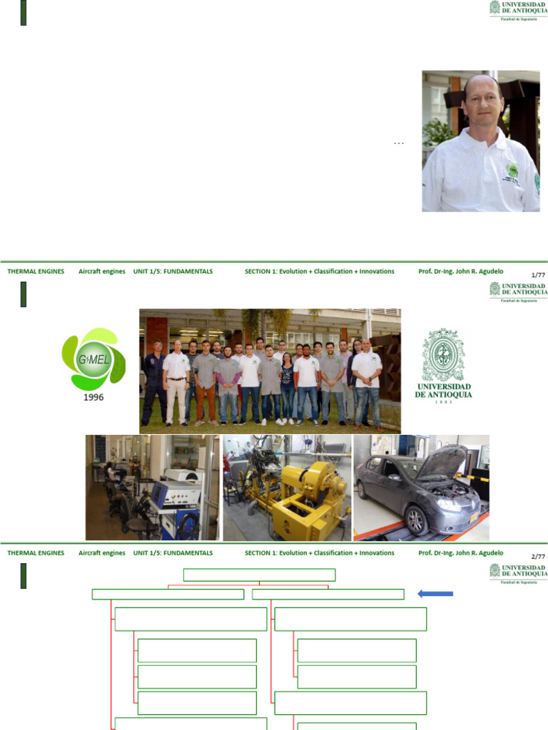 Unit 1 - Section 1 - Evltn+Classfcn+Innov v1 | PDF | Jet Engine | Engines
