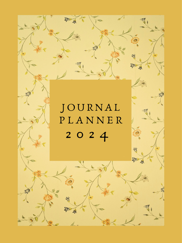 Journal Planner 2024 | PDF