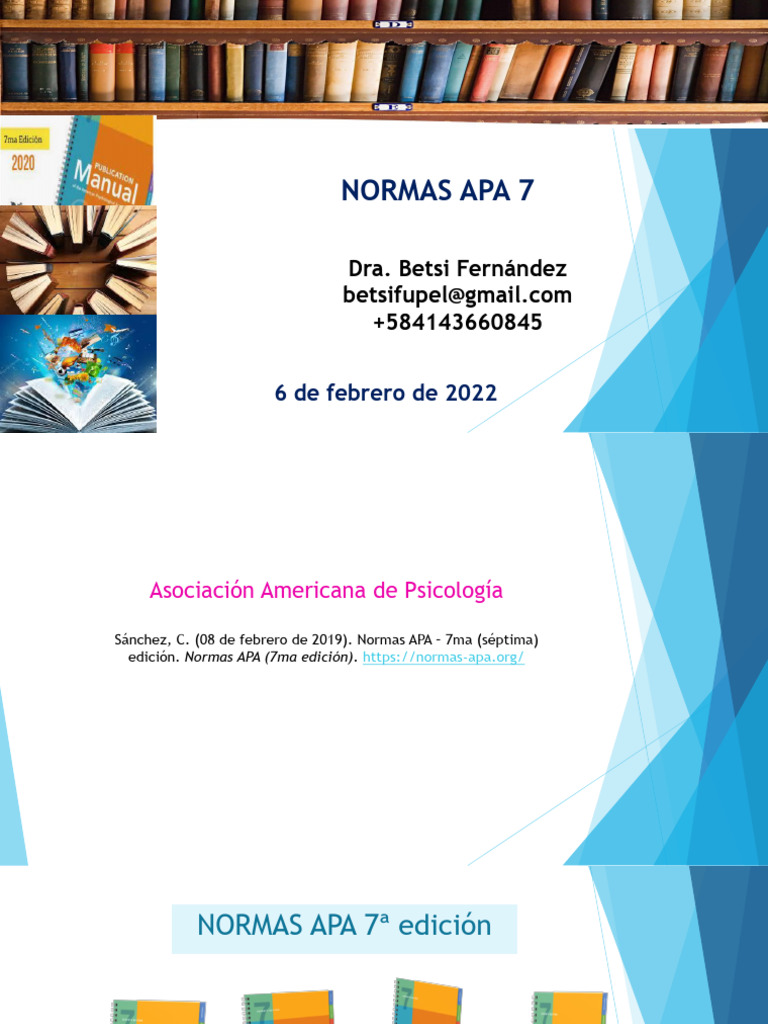 Uso de Las Normas Apa 6-2-22 | PDF | Estilo apa