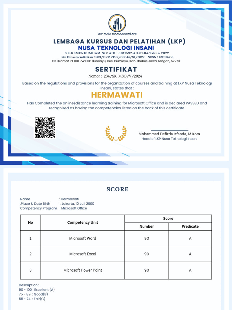 Sert 234 Cetak | PDF