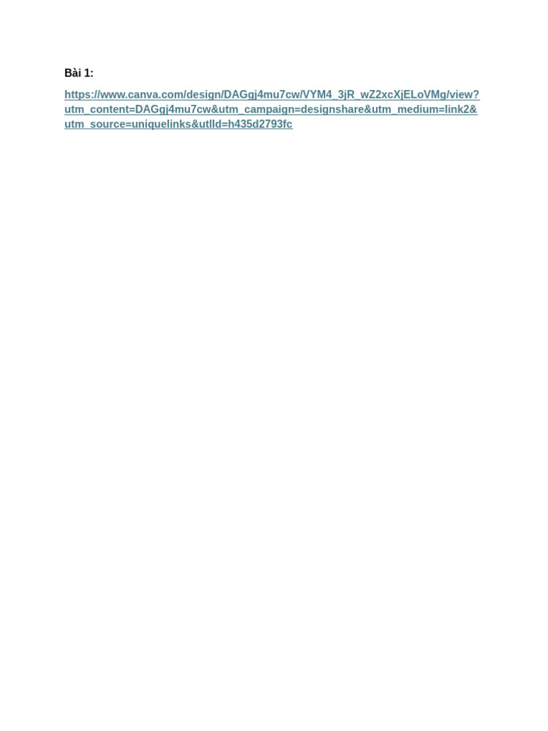 Canva Design Project Overview | PDF