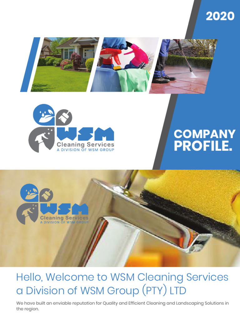 WSM Cleaning Services Company Profile | PDF | Occupational Safety And ...