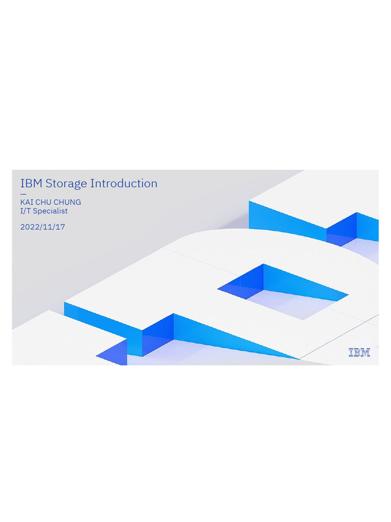 IBM Storage Portfolio 介紹簡報 20221117 | PDF