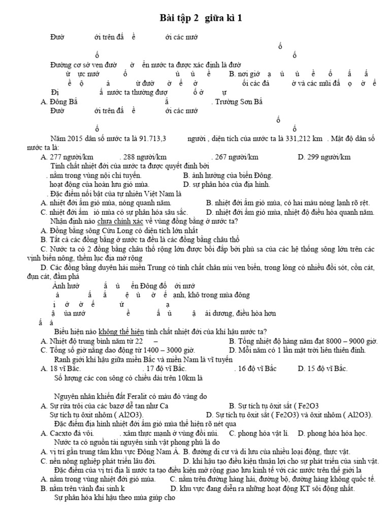 12 GK1 Baitap2 30cau | PDF