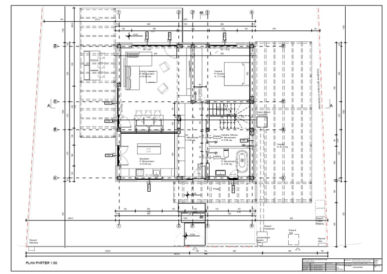 29 100 2a Gradinarilor 43 Plan Parter 220801 | PDF
